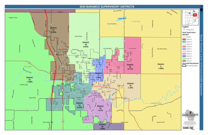 County Supervisory Districts | Sauk County Wisconsin Official Website County Supervisory Districts | Sauk County Wisconsin Official Website